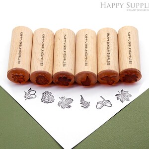 Mini Rubber Stamp, Fern Stamp,scrapbooking Stamp, Journal Stamps, Plant ...