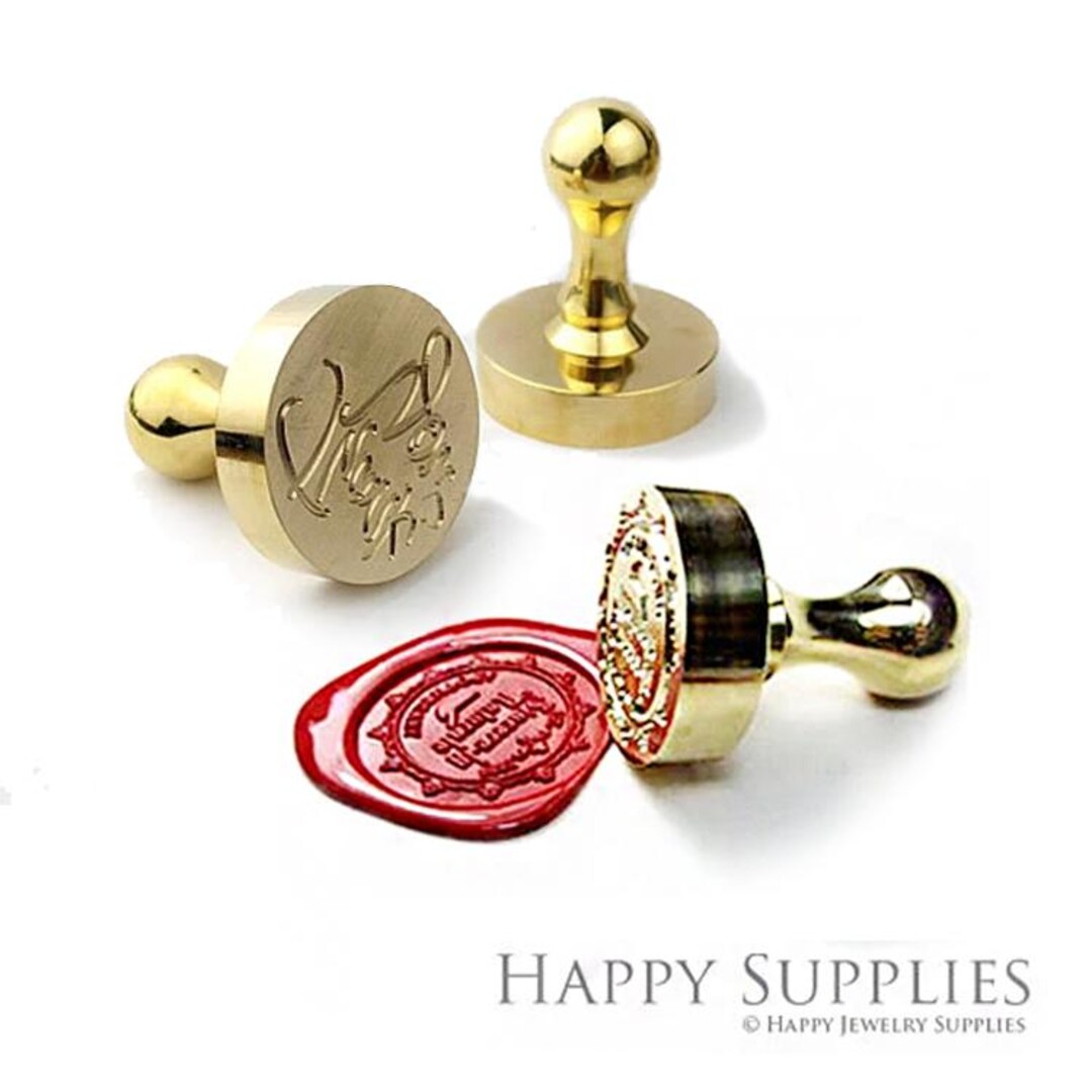 Large Size Custom Wax Seal Stamp, Personalized Brass Sealing Wax Stamp ...