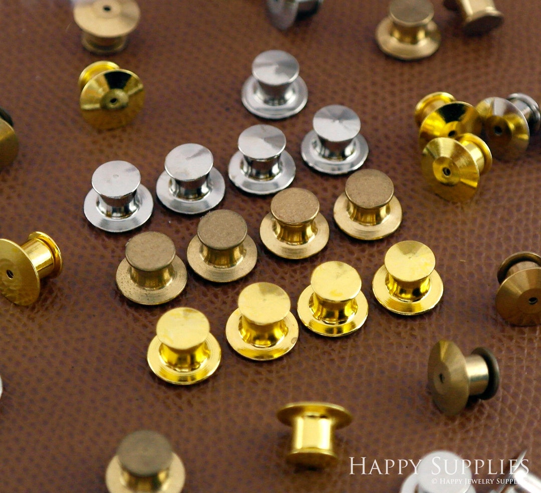 50 Pin Locking Back, Enamel Pin Secure Locking Pin Backs, Enamel Pin ...