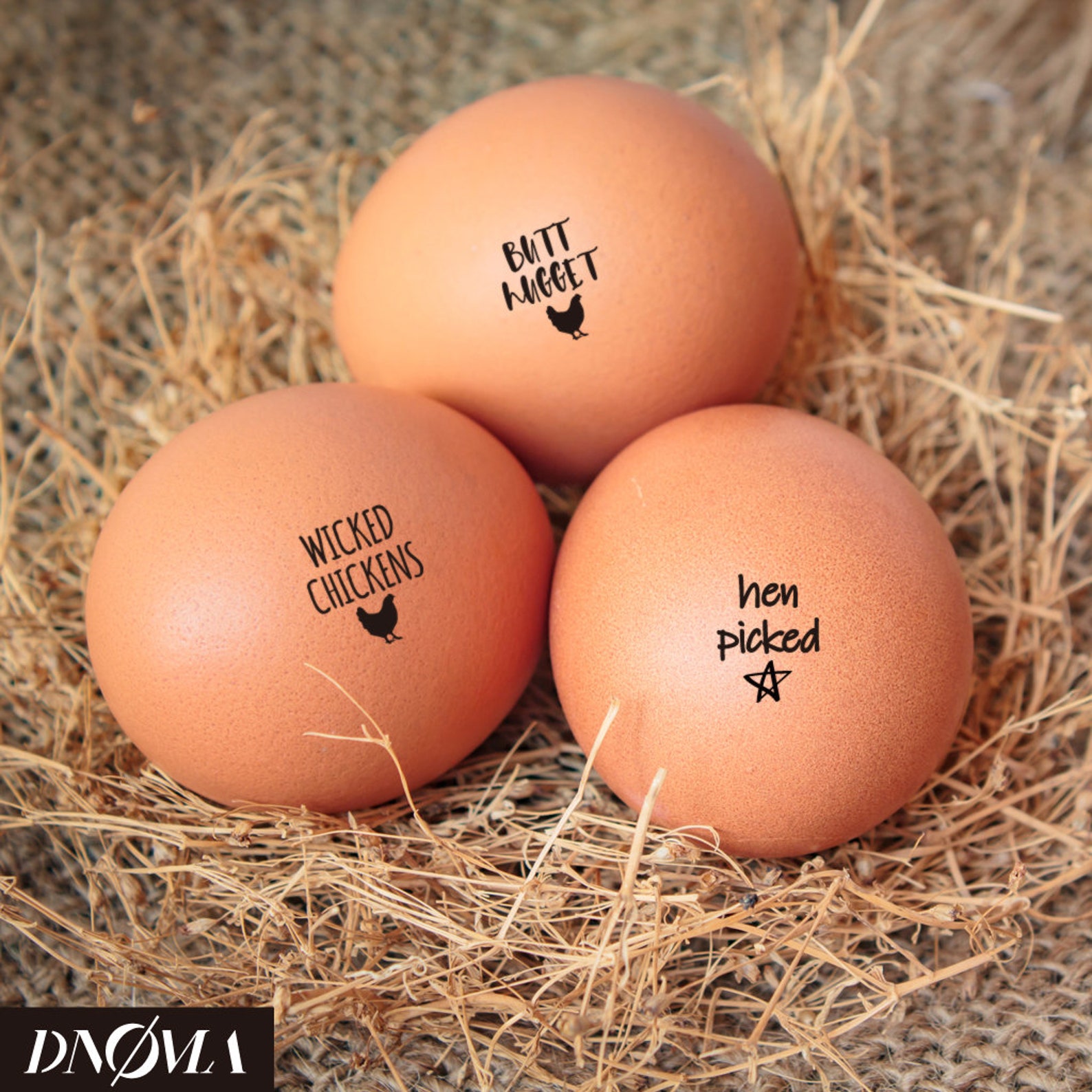 Egg Stamp Set - Chick Egg Stamp, Custom Egg Carton Stamp, Mix & Match ...