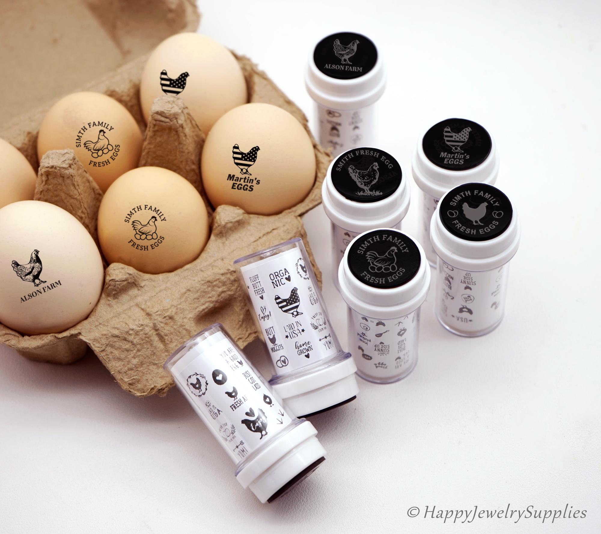 Egg Stamp, Custom Egg Stamp, Custom Egg Carton Stamp, Fresh Egg Stamp ...