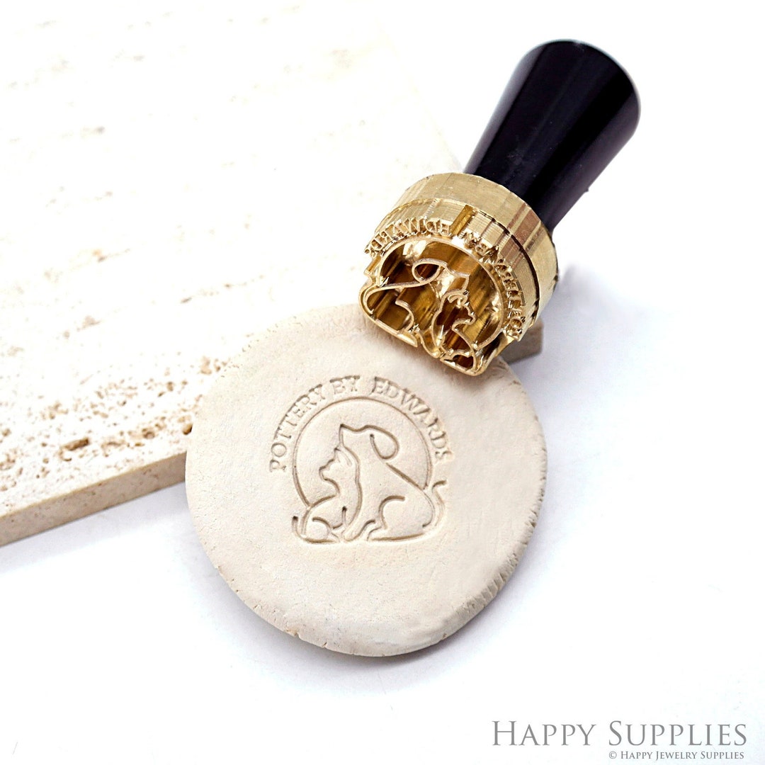 Custom Pet Pottery Stamp, Custom Pet Clay Stamp, Dog Ceramic Stamp ...