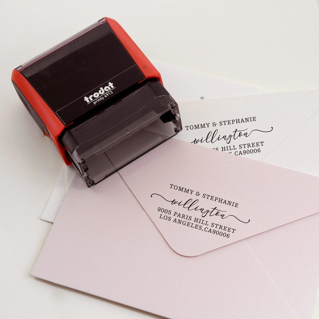 Personalized Return Address Stamp | Self Inking Return Home Address ...