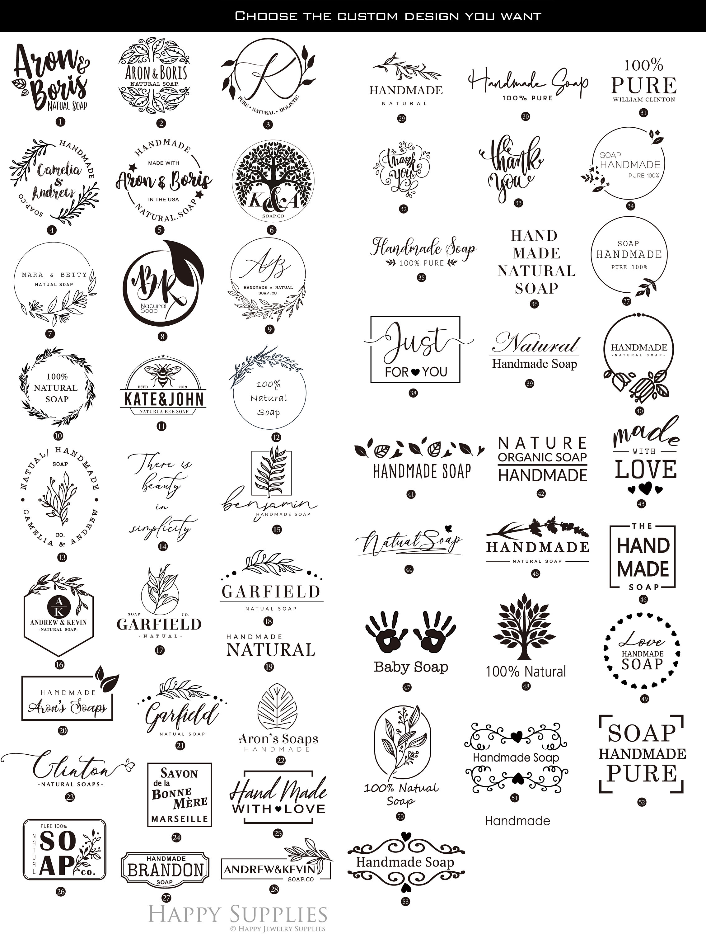 Custom Soap Stamp / Custom Acrylic Soap Stamp / Soap Mold / - Etsy