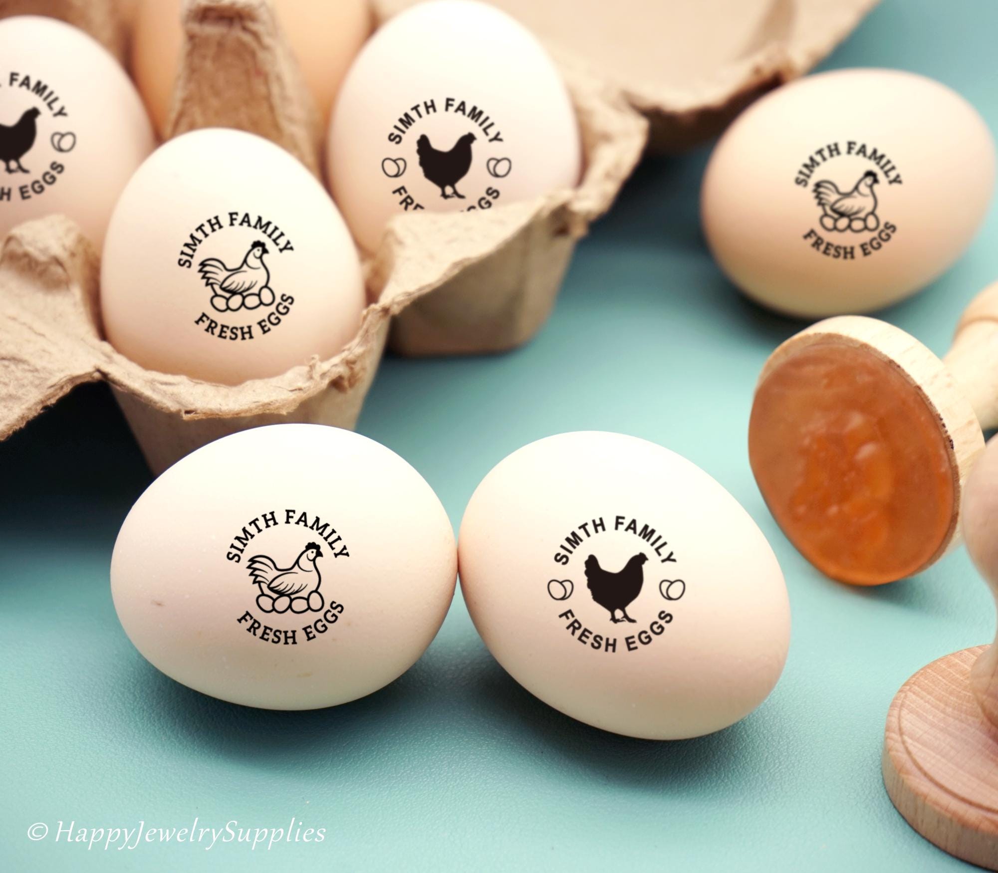 Egg Stamp, Custom Egg Stamp, Custom Egg Carton Stamp, Fresh Egg Stamp ...