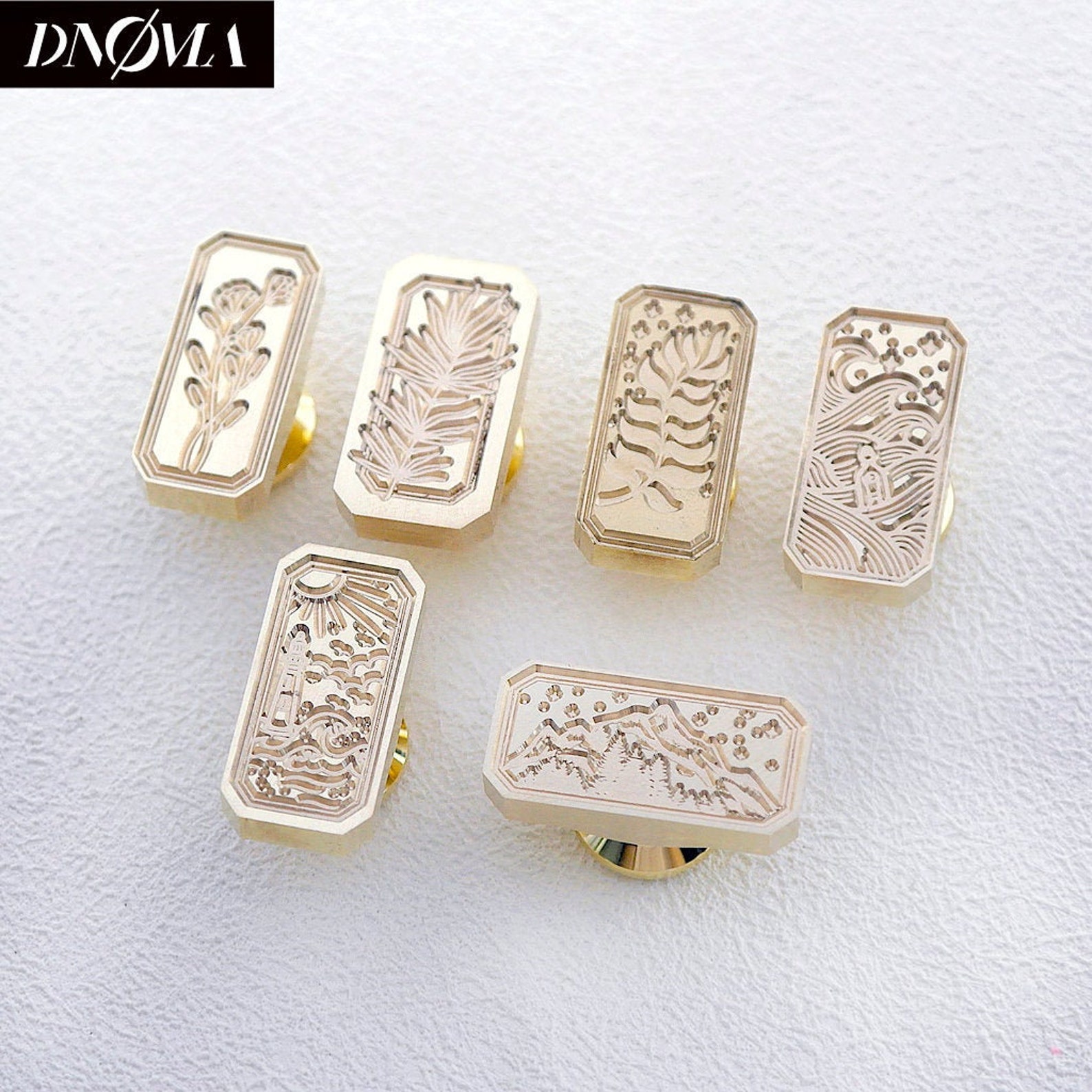 Wax Seal Stamp 1pcs 30mm Rectangle Floral Galaxy Universe - Etsy