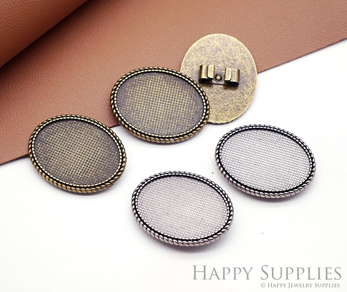 DIY Bolo Tie Slide Bezels, Leather Cord Bolo Ties, Bolo Tie Craft ...