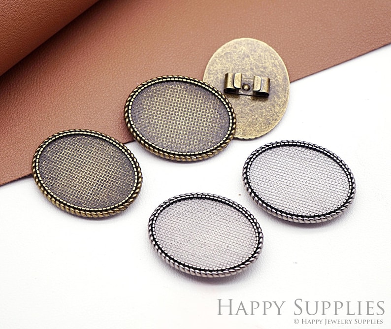 DIY Bolo Tie Slide Bezels, Leather Cord Bolo Ties, Bolo Tie Craft ...
