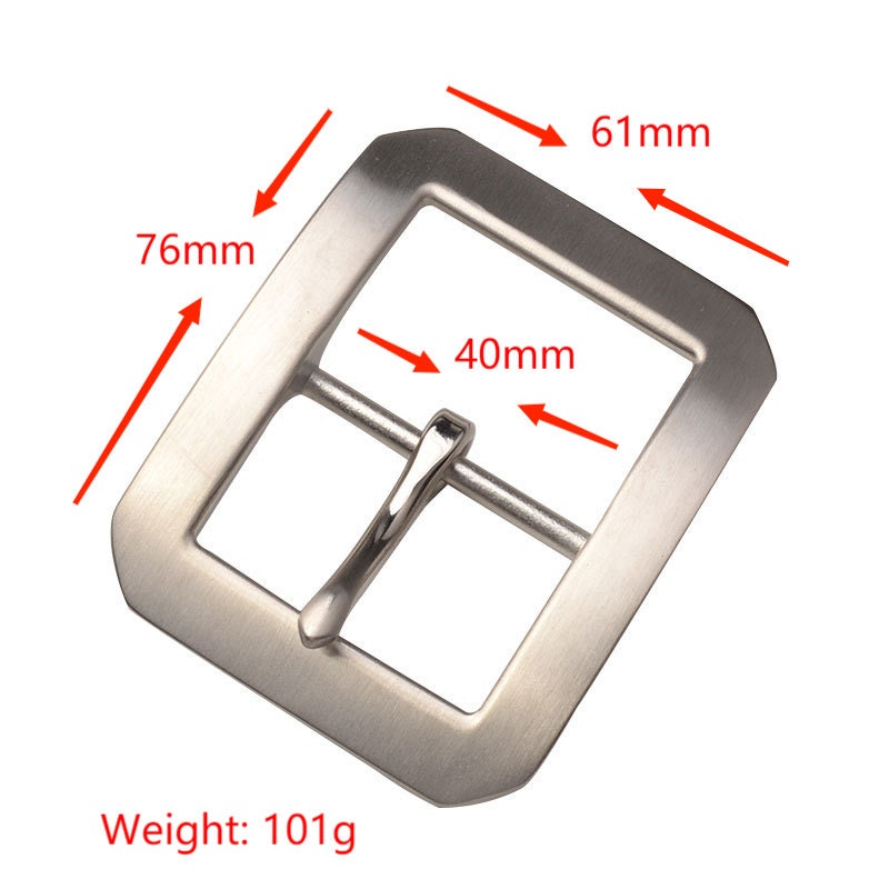 40mm Heavy Duty Stainless Steel Leather Belt Buckle DIY, Stainless ...