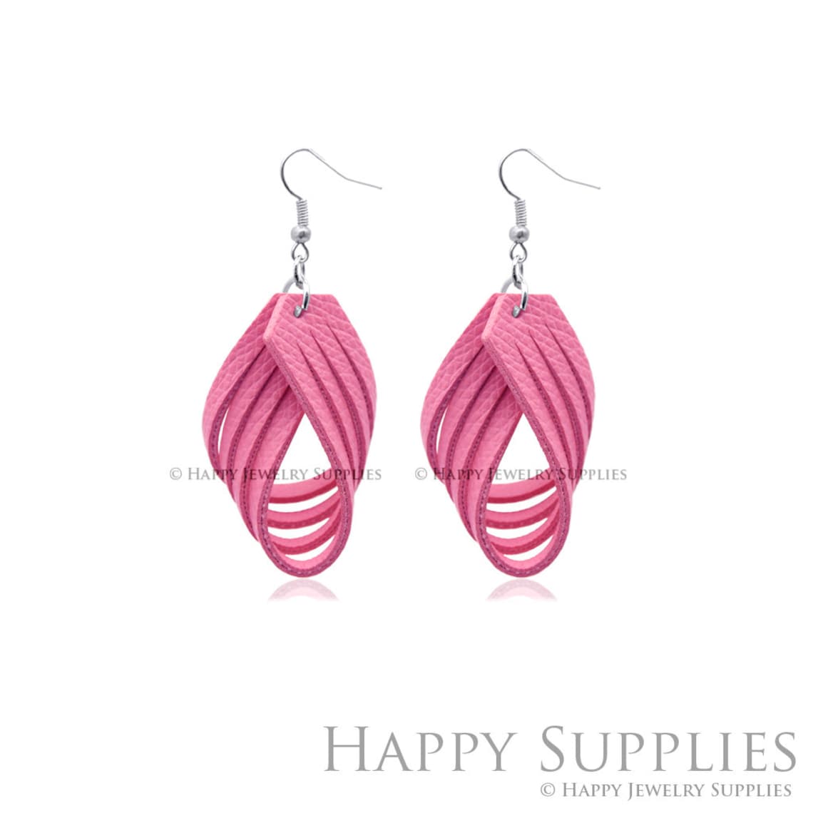 Strip Leather Cutting Die Earring Twisted Leather Earrings - Etsy