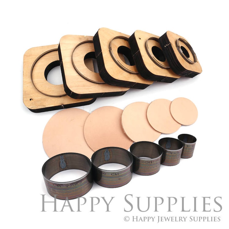 2mm-100mm (dia) Circle Leather Cutting Die Earring / Round Leather Die ...