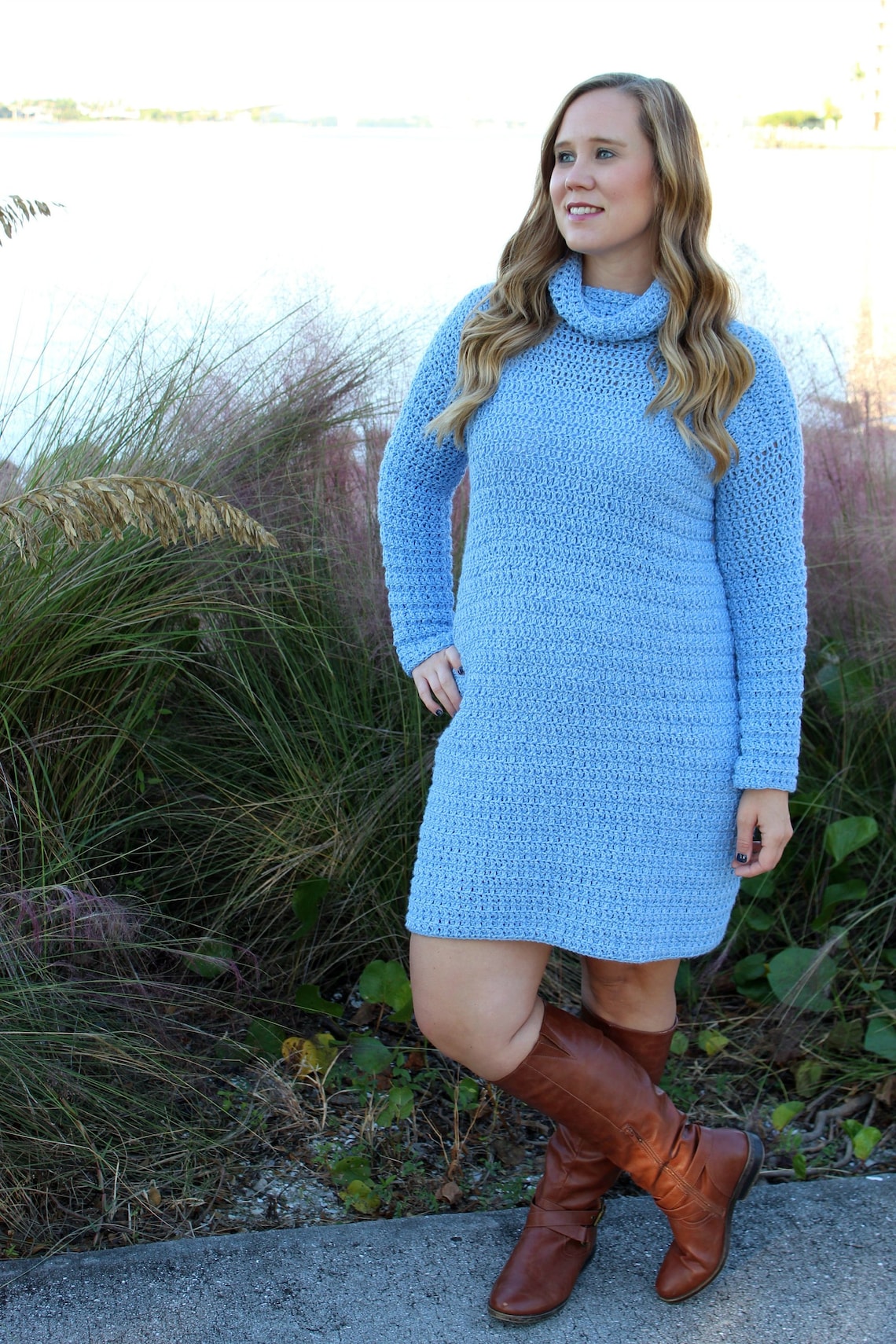 Sweater Dress Crochet Pattern Crochet Sweater Dress - Etsy