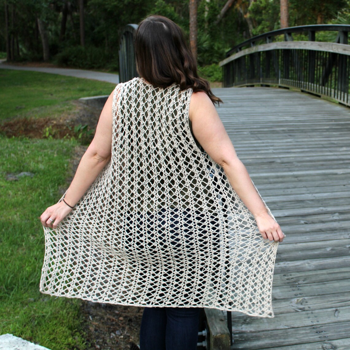 Summer Vest Crochet Pattern Summer Stroll Vest Instant - Etsy