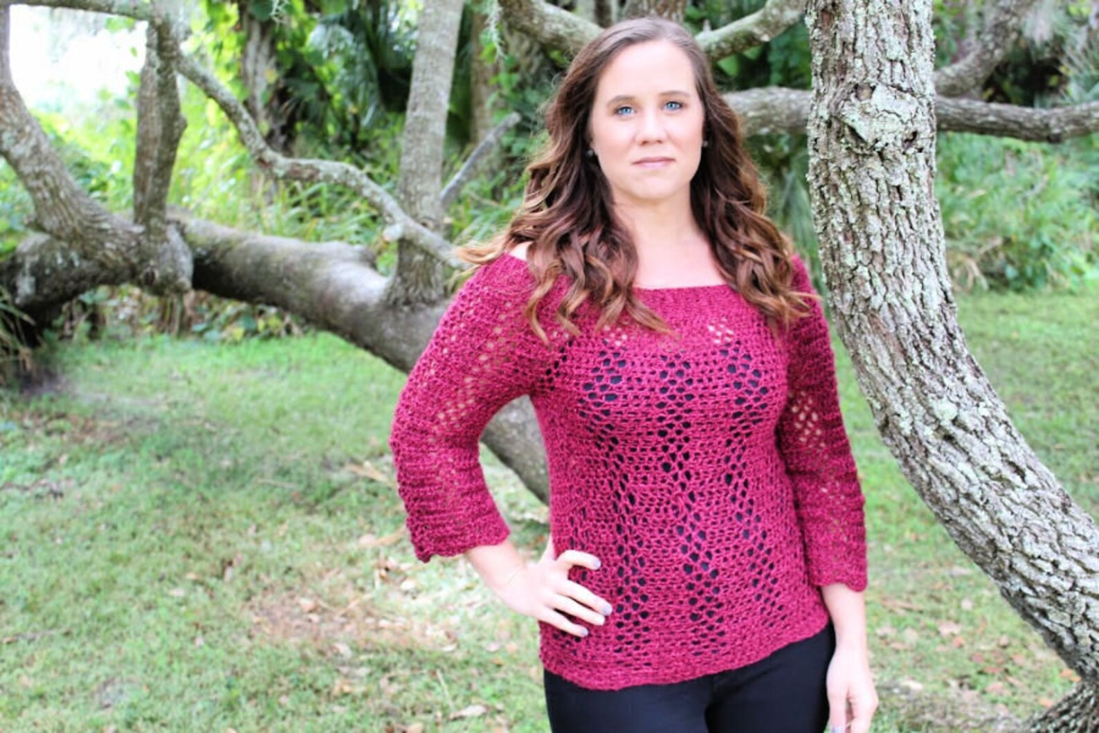 Women's Sweater Crochet Pattern, Sabre Sweater, Instant Download - Etsy