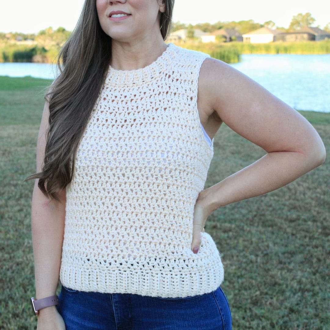 Bulky Crochet Sweater Vest Pattern – Women’s XS-5X (PDF Pattern) - Etsy