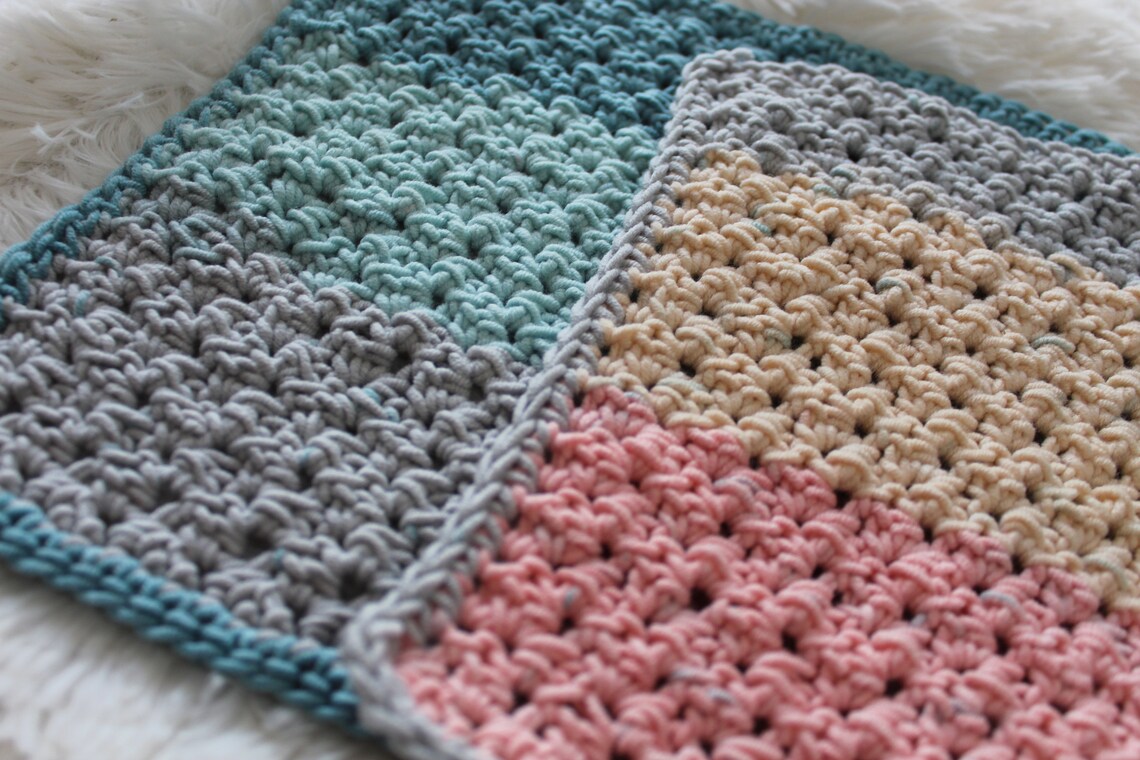 Wash Cloth Crochet Pattern Textured Crochet Washcloth Boston - Etsy
