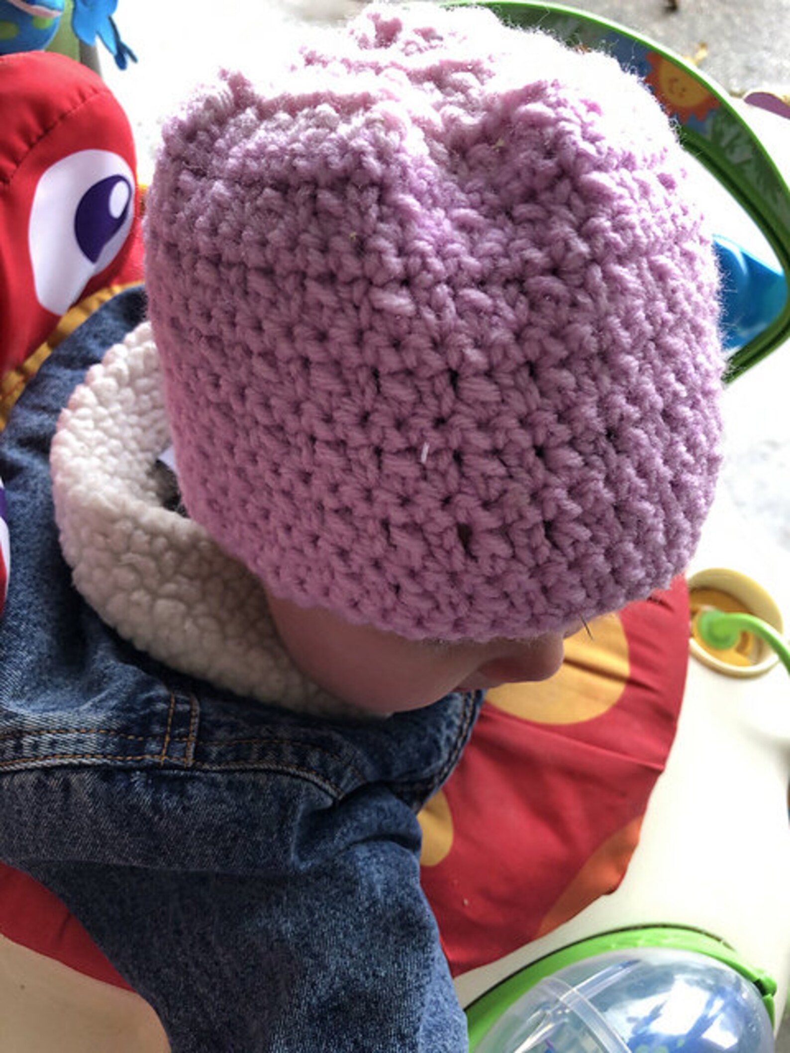 Easy Striped Crochet Hat Pattern, Friendship Hat (instant PDF Download ...