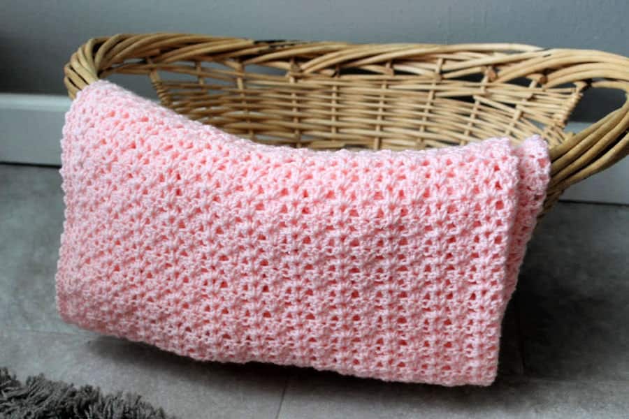 Katie Baby Blanket Crochet Pattern: Easy Square Design (instant ...