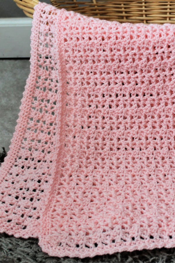 Katie Baby Blanket Crochet Pattern: Easy Square Design (instant ...