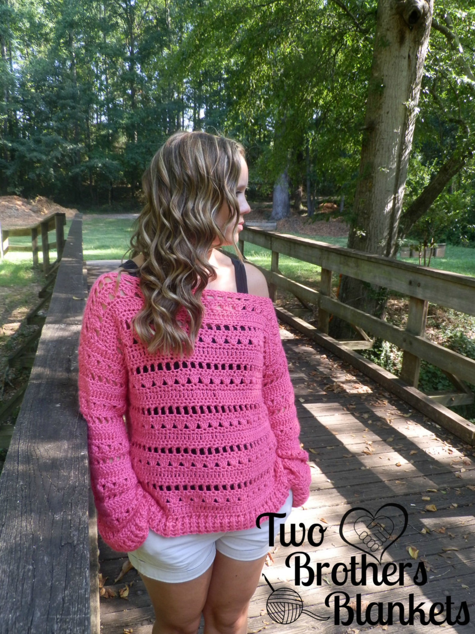 Oversized Summer Pullover Crochet Pattern, Flowers and Showers Pullover ...