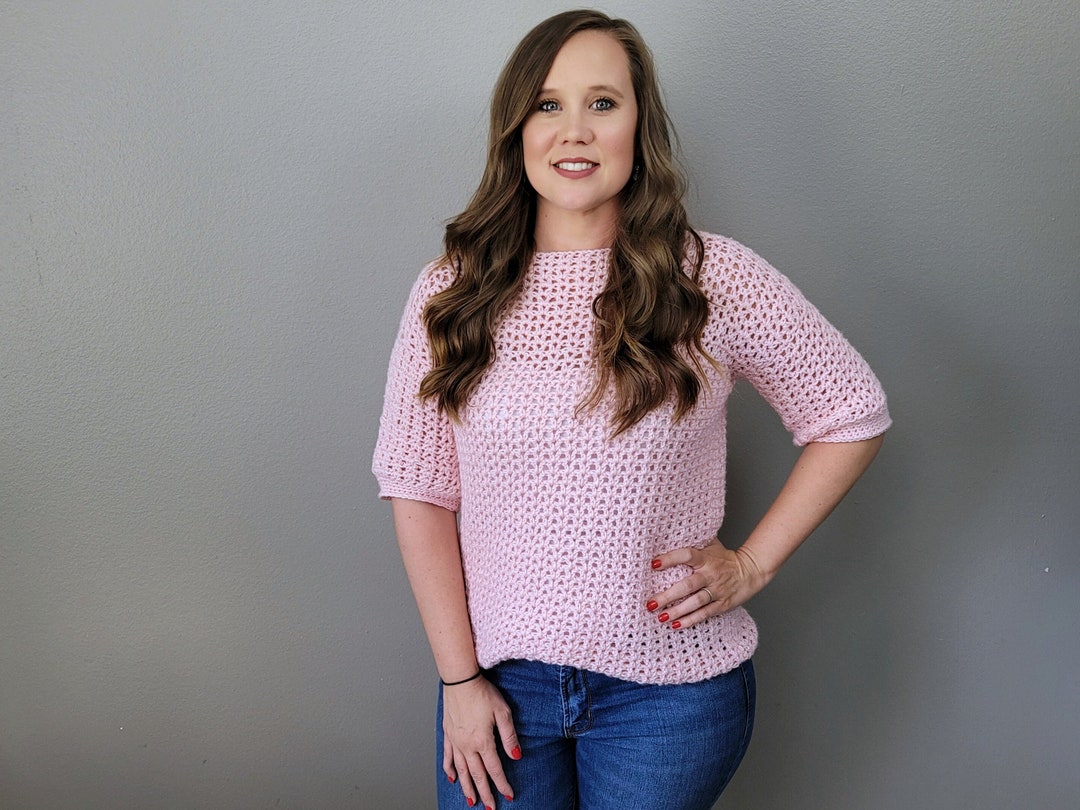 Womens Sweater Crochet Pattern, Spring Sweater, Crochet Sweater, Spring ...