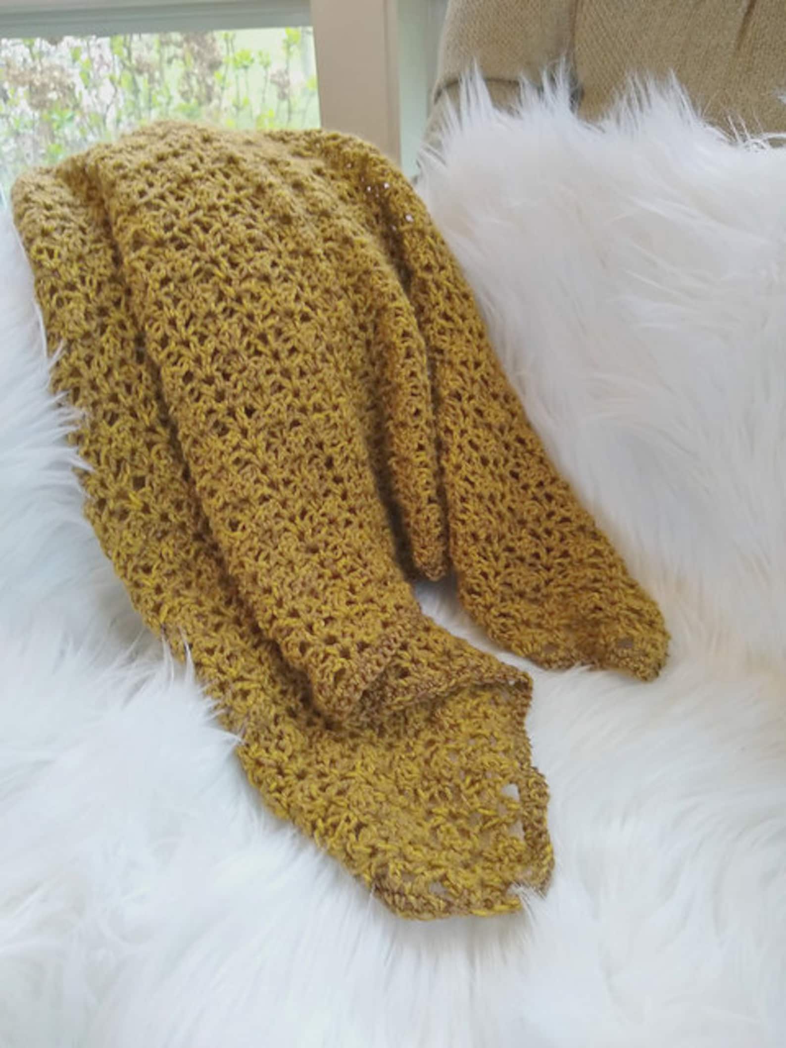 Katie Baby Blanket Crochet Pattern: Easy Square Design (instant ...