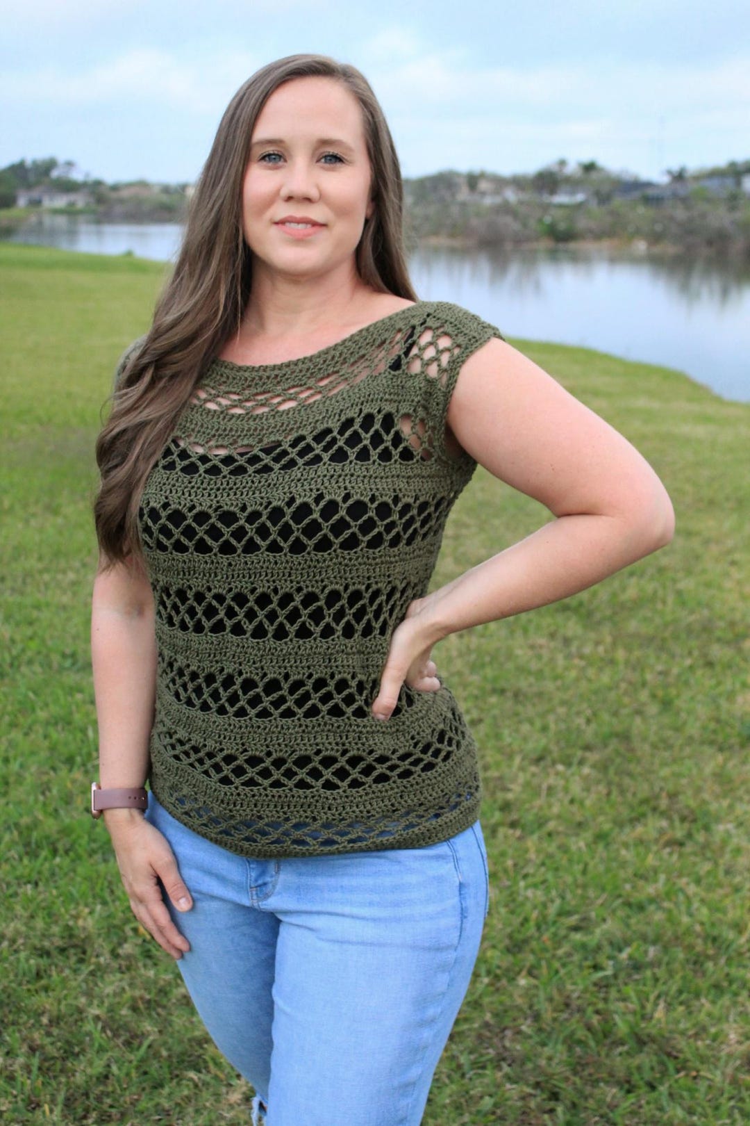 Women's Crochet Top Pattern, Children's Crochet Top Pattern, Magnolia ...