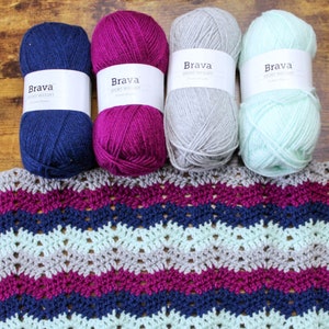 Chevy Blanket Crochet Pattern: Easy Chevron Throw (PDF Download) - Etsy