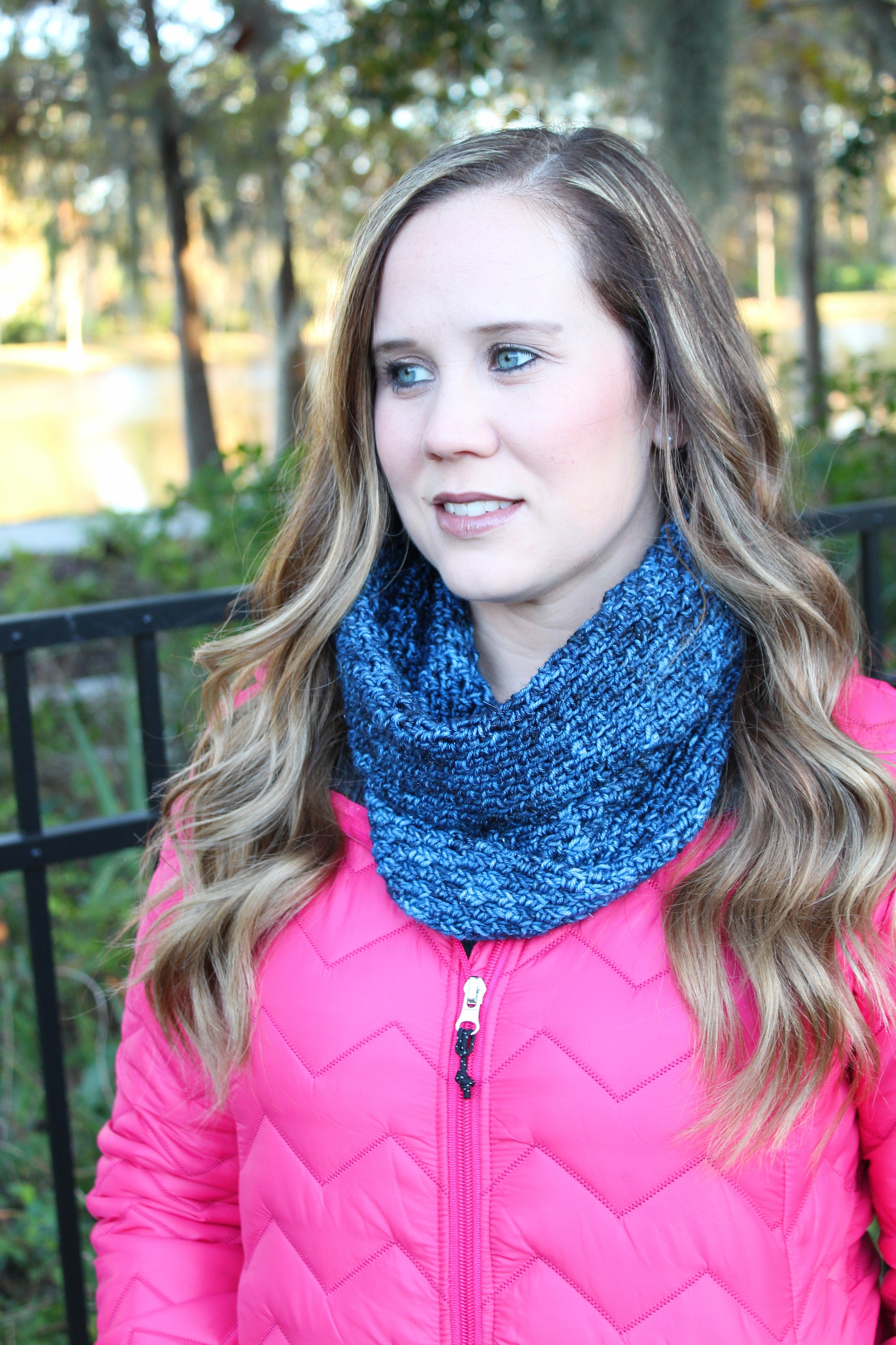 Winter Cowl Crochet Pattern Winter Scarf Georgia Scarf | Etsy