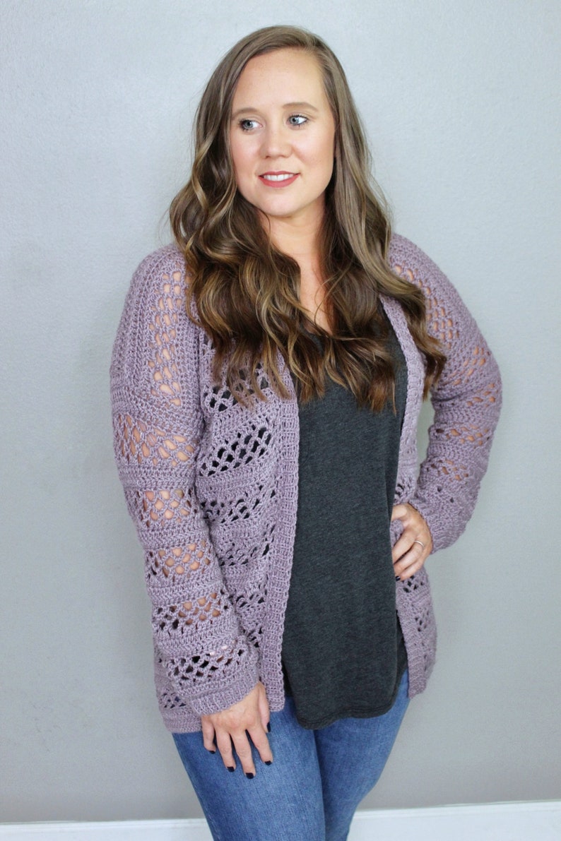 Crochet Cardigan Pattern Magnolia Cardigan Instant Download - Etsy