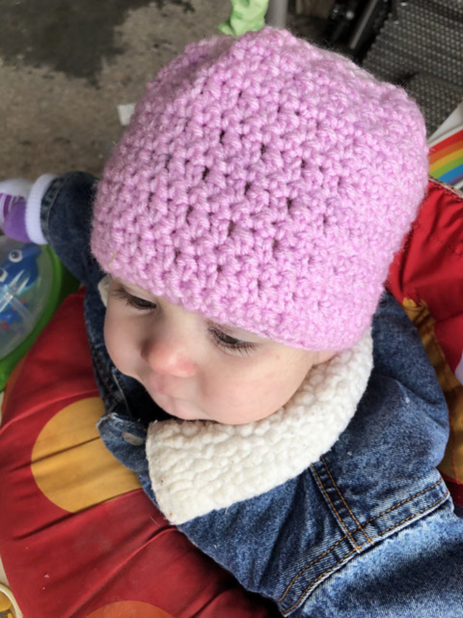 Easy Striped Crochet Hat Pattern, Friendship Hat (instant PDF Download ...