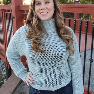 Crochet Sweater Pattern, Bombshell Sweater, Instant Download - Etsy