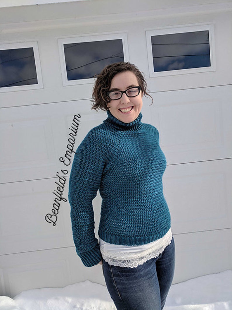 Crochet Sweater Pattern Bombshell Sweater Instant Download | Etsy