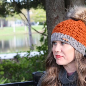 Crochet Hat Pattern, Striped Crochet Beanie Pattern, Vinnie Hat Crochet ...