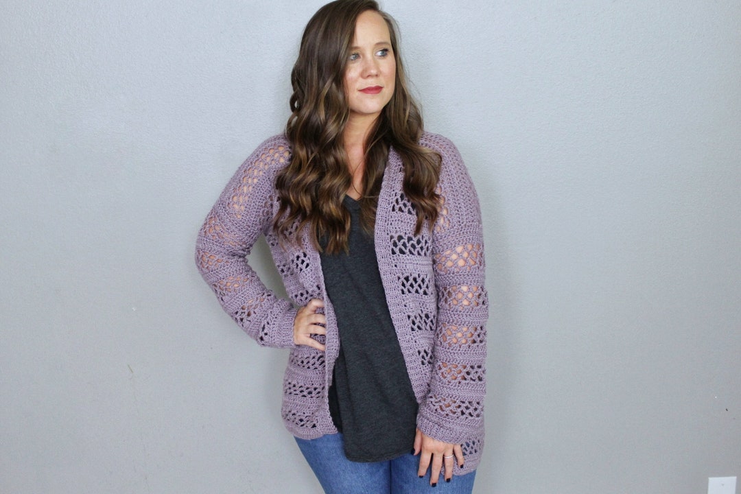 Crochet Cardigan Pattern Magnolia Cardigan Instant Download - Etsy