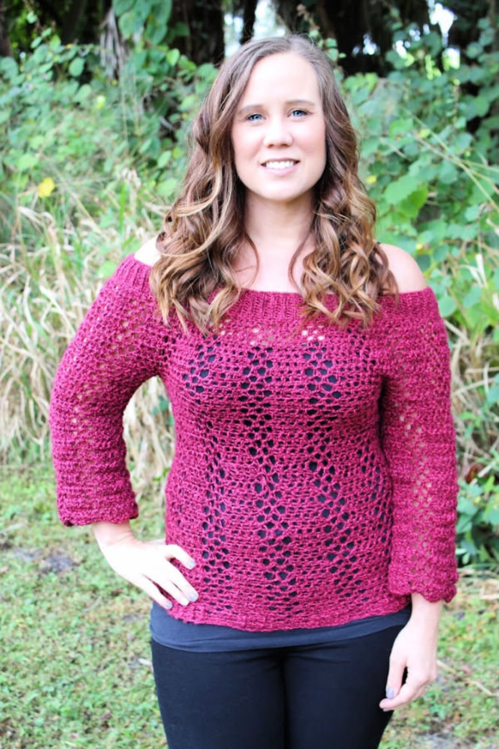 Women's Sweater Crochet Pattern, Sabre Sweater, Instant Download - Etsy