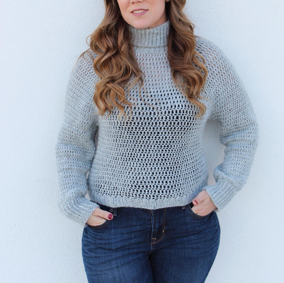 Crochet Sweater Pattern, Bombshell Sweater, Instant Download - Etsy