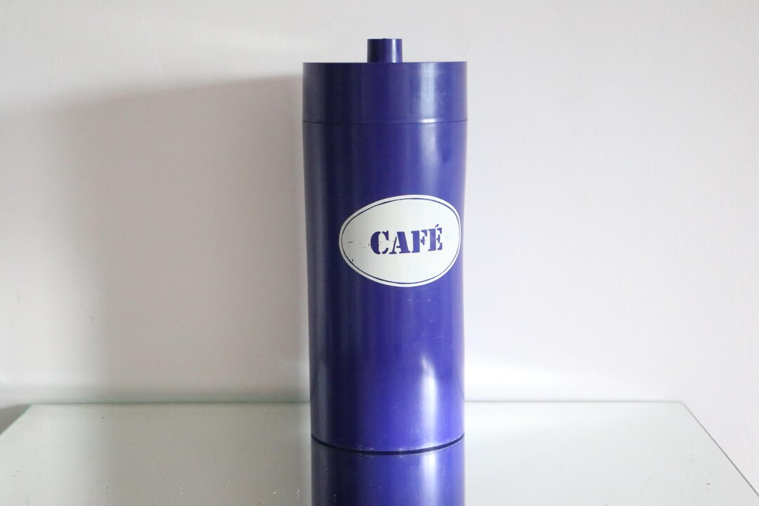 Pretty Vintage Blue coffee Box - Etsy