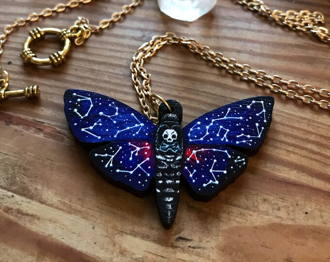 Pixie Necklace -star Constellation Moth- - Etsy