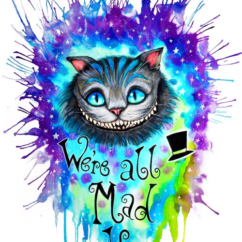 Midnight Purr Art Print | Etsy
