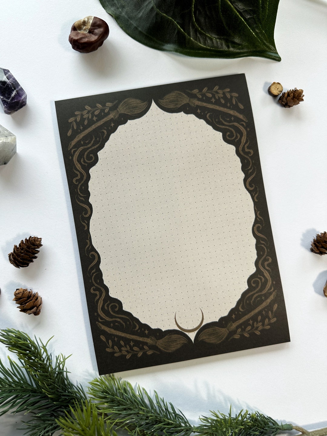 Note Pad A5 -50 Sheets- Witch Broom Vintage- Witch Paper --> Pixie Cold ...