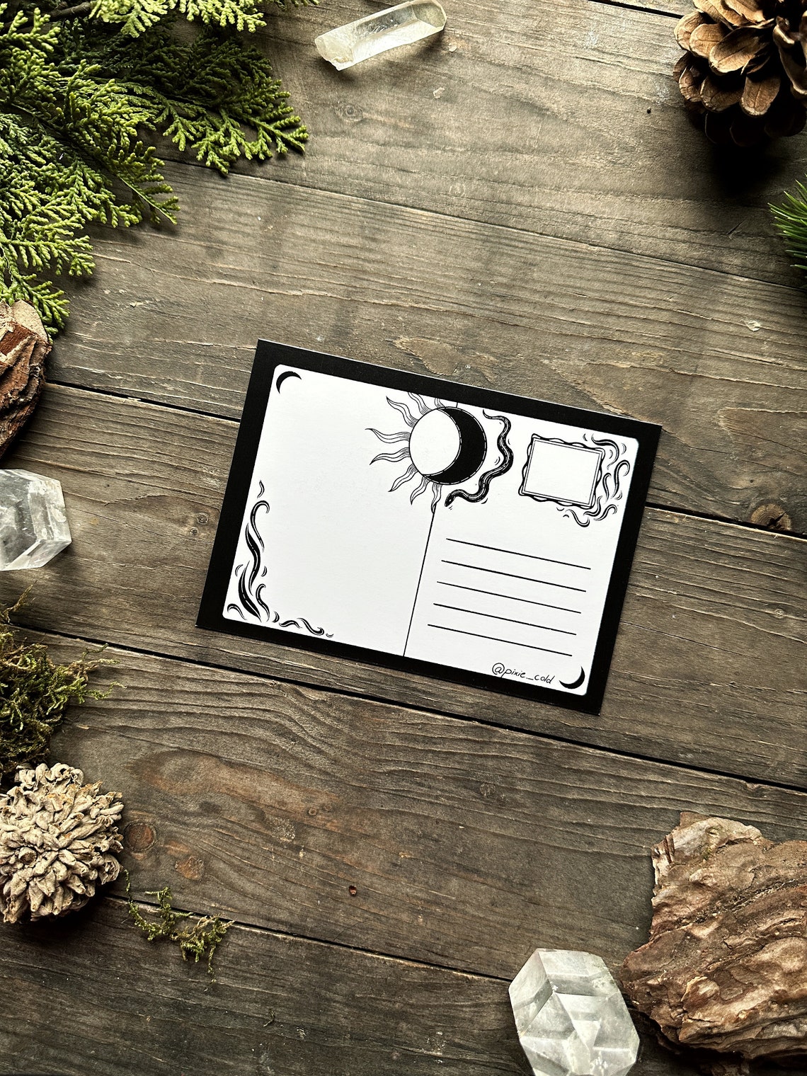 Magical Postcard -stag Beetle- Designed by Pixie Cold - Etsy
