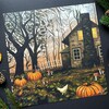 Note Pad A5 50 Sheets Halloween Orange Design With Black Cat Pixie Cold ...