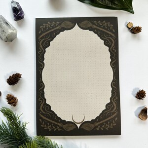 Note Pad A5 50 Sheets Witch Broom Vintage Witch Paper Pixie Cold Design ...