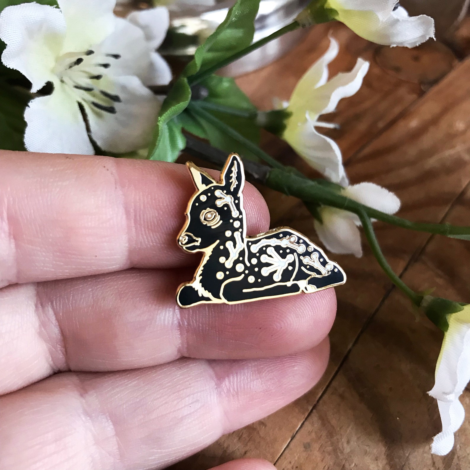 Limited star Constellation Fawn Hard Enamel Pin only 150 | Etsy