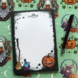 Note Pad A5 -50 Sheets- Halloween --> Pixie Cold Design - Etsy