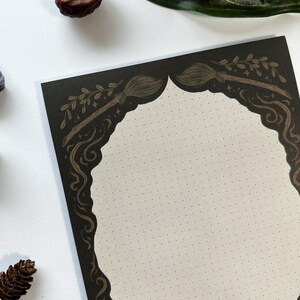 Note Pad A5 50 Sheets Witch Broom Vintage Witch Paper Pixie Cold Design ...