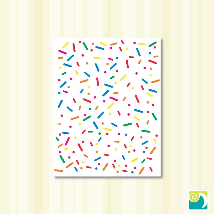 Sprinkles Digital Paper Instant Download - Etsy