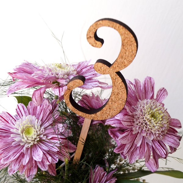Cork Table Numbers - Etsy