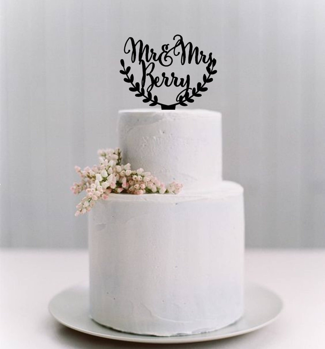 Personalized Wedding Cake Topper, Mr and Mrs Cake Topper for Wedding ...